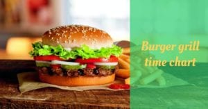 Burger grill time chart (full list) - Cooking Top Gear